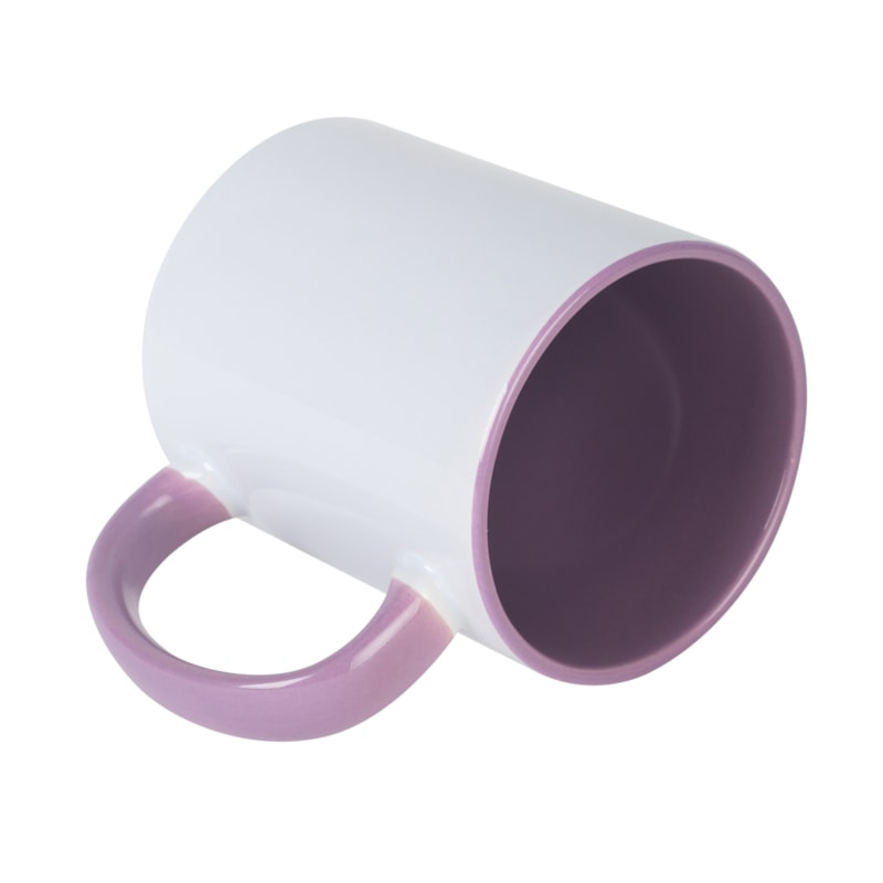 Kit 12 Canecas de Cerâmica Branca Para Sublimação Com Interior/Alça ...